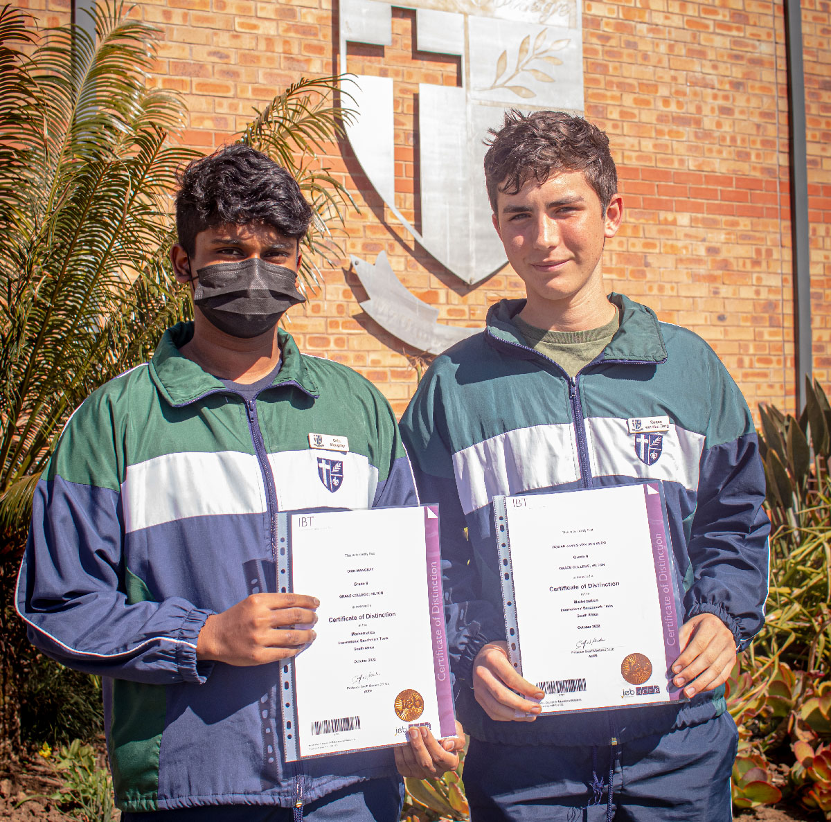 Distinctions in the International Benchmarking Test! - Grace College Hilton